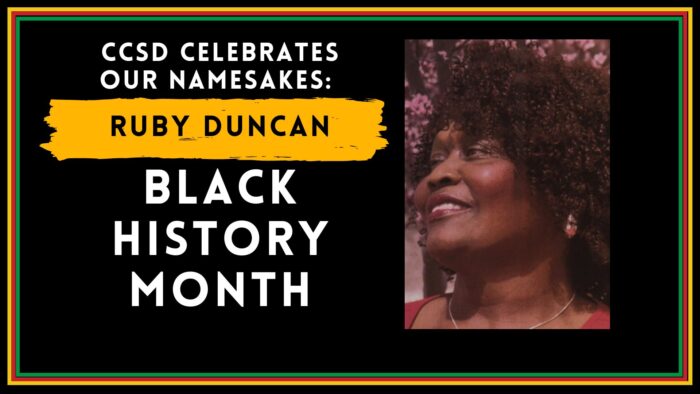 Newsroom | CCSD celebrates its namesakes: Ruby Duncan