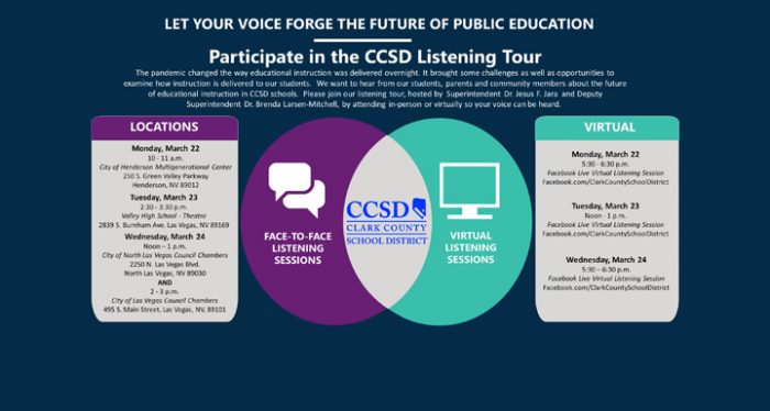 Newsroom | Participate in the CCSD Listening Tour